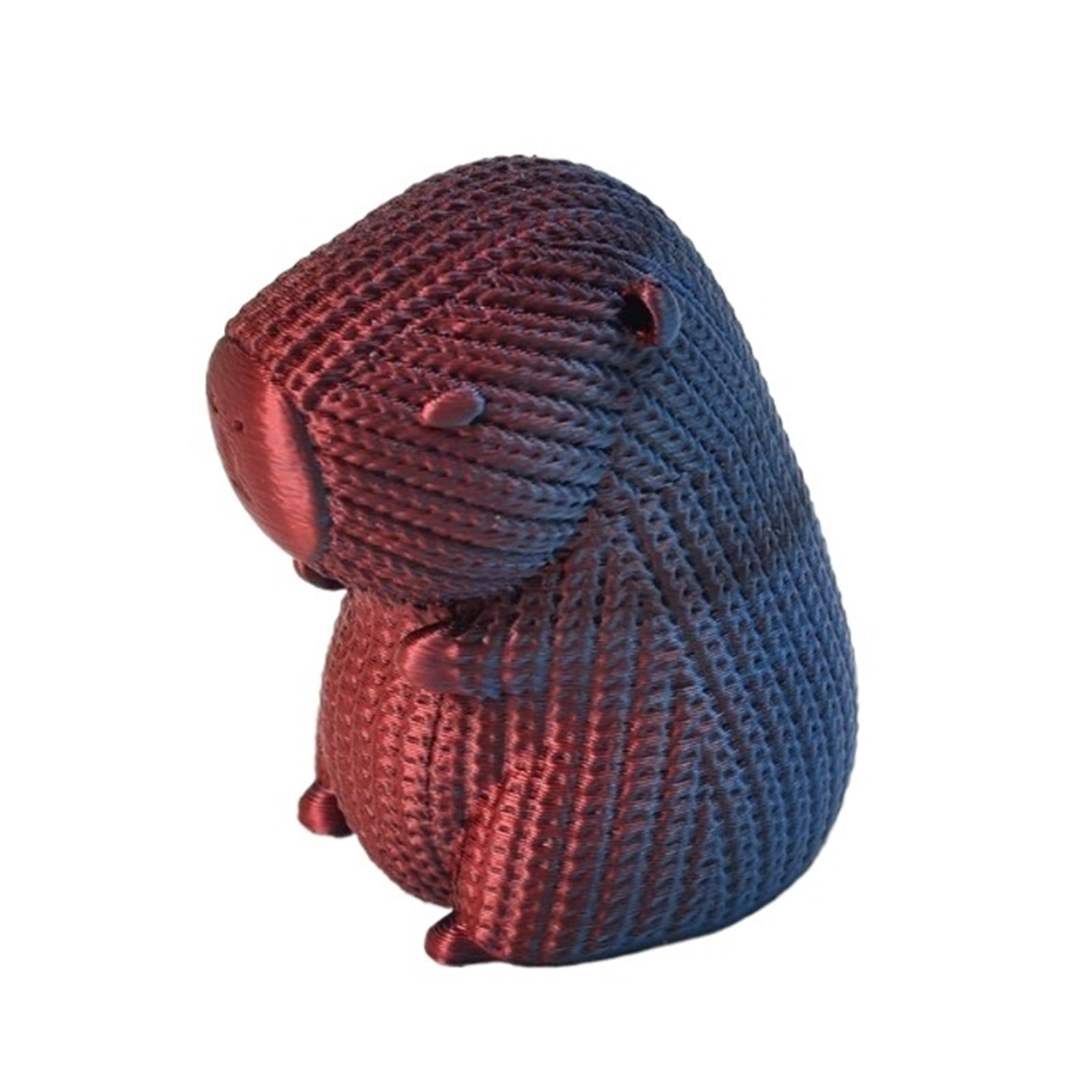 4pc 3D Printed Animal Toys Ornaments Movable Cartoon Creative Capybara ...