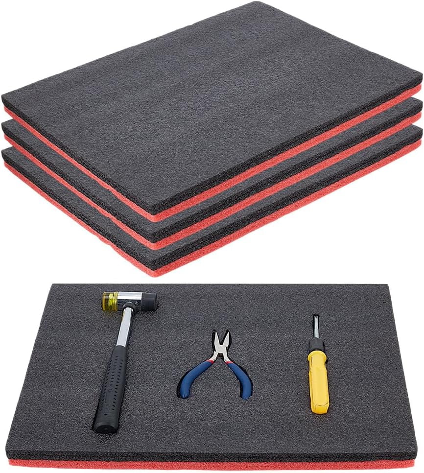 4pc 4Pcs Toolbox Foams Polyurethane Foam Sheet Foam Inserts for Cases ...