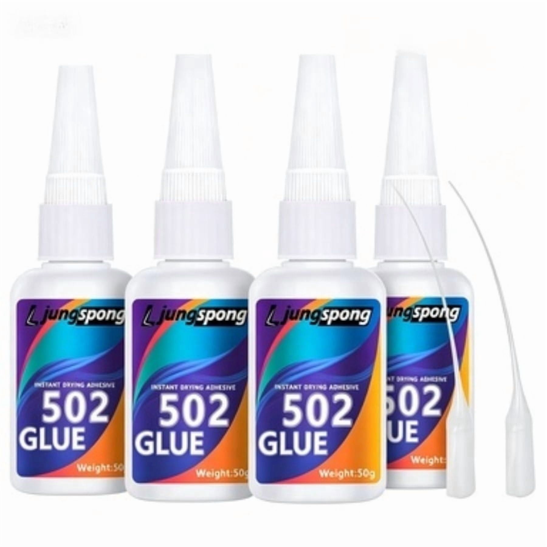 4pc 502 Instant Quick Dry Super Glue, Cyanoacrylate Strong Adhesive ...