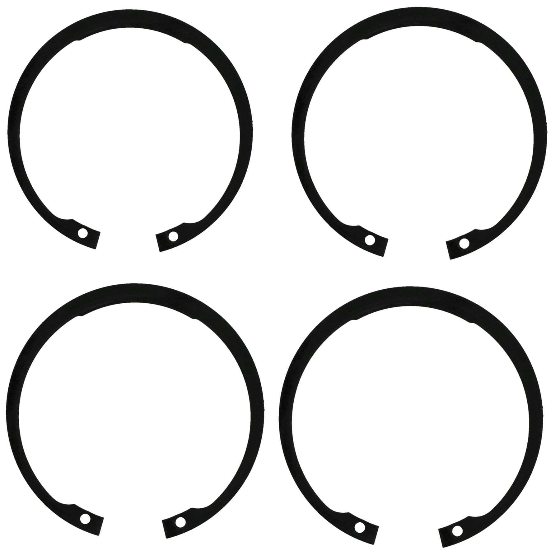 4pc 75mm x 2mm Internal Circlip Clip Trailer Bearing Retainer Retaining ...