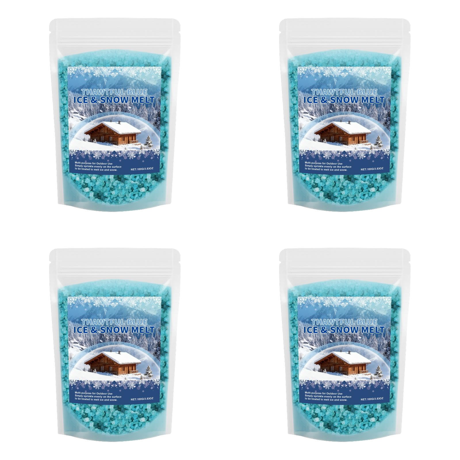 4pc Blue Granular Ice Melt Salt – Large Area Winter Protection for ...