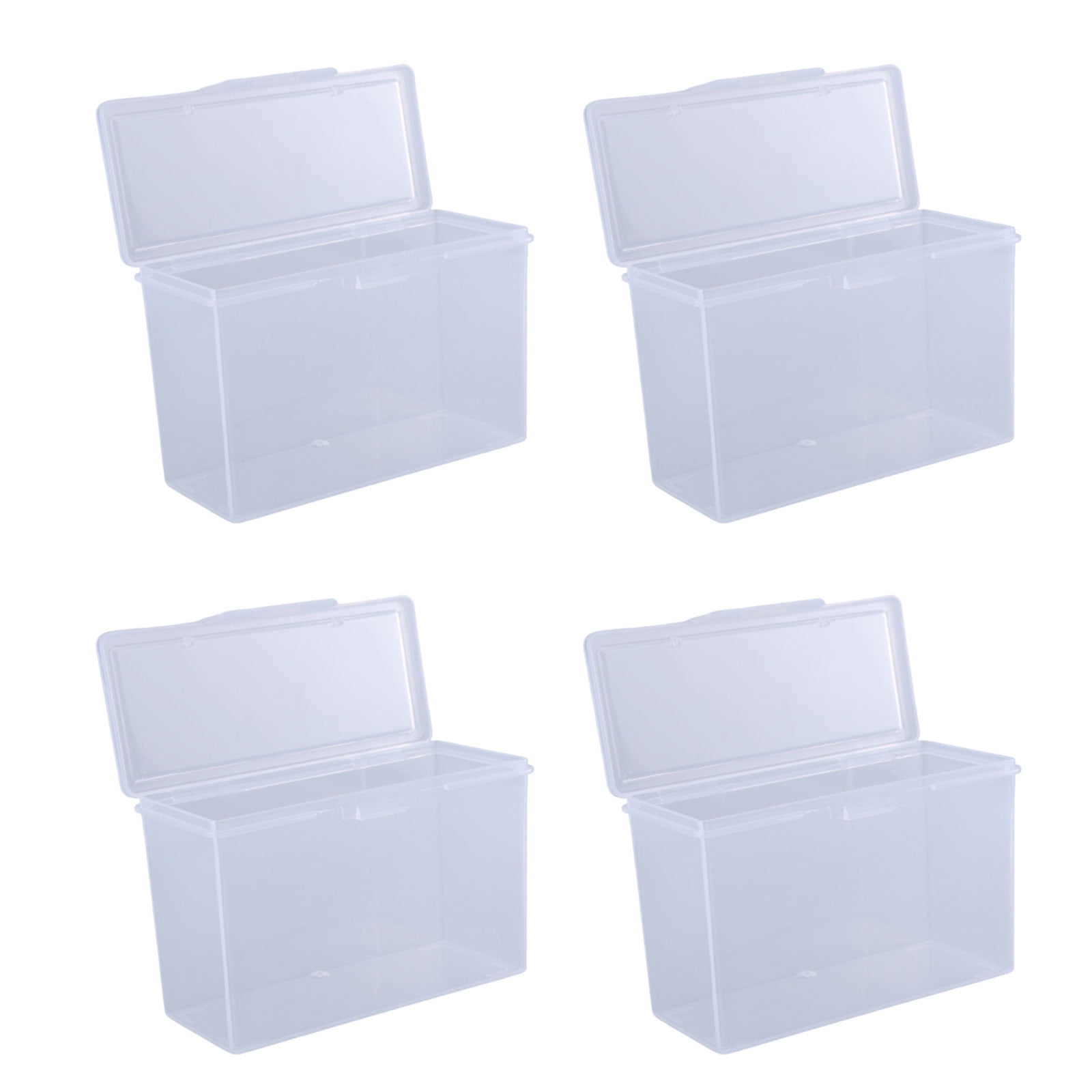 4pc Clear Card Case Playings Cards Box Card Holder Organiser for Game ...