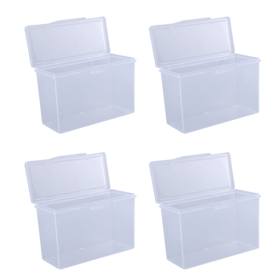 4pc Clear Card Case Playings Cards Box Card Holder Organiser for Game ...