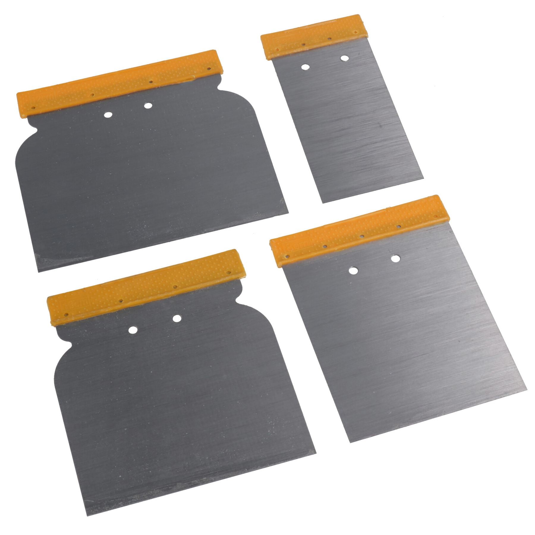 4pc Decorators Decorating Flexible Metal Filling Blades Scrapers 50mm ...