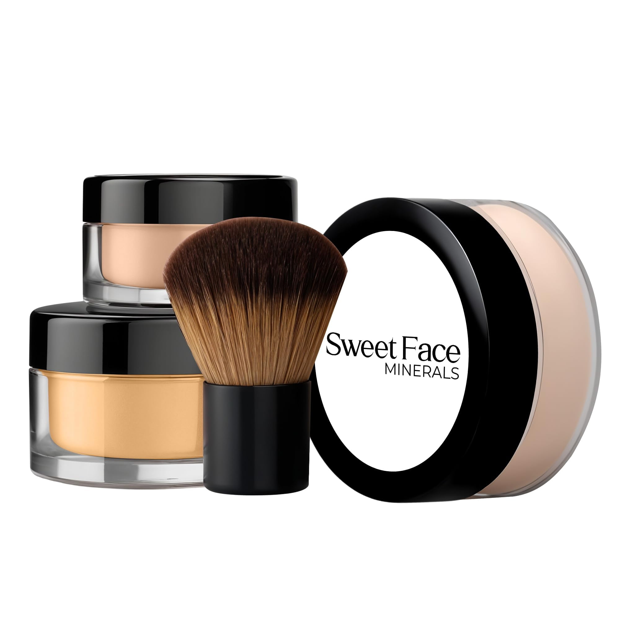 4Pc Full Size Kit (Fair Shade 1) with Mineral Foundation, Concealer ...