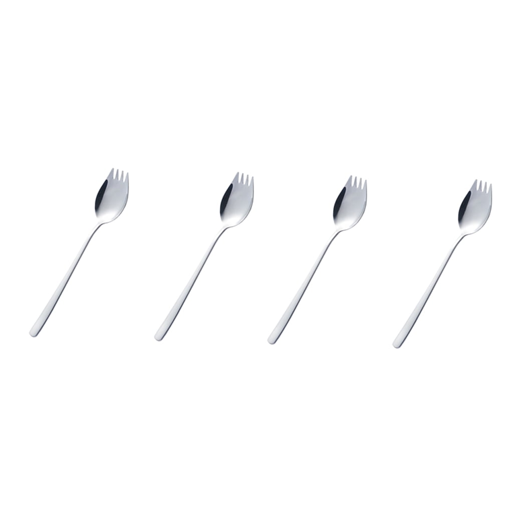 4pc Flatware Stainless Steel Cutlery Spork - Walmart.com