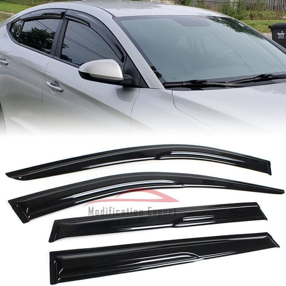4pc For 2014-2020 Nissan Rogue JDM Window Visor Vent Shade Rain Guards ...