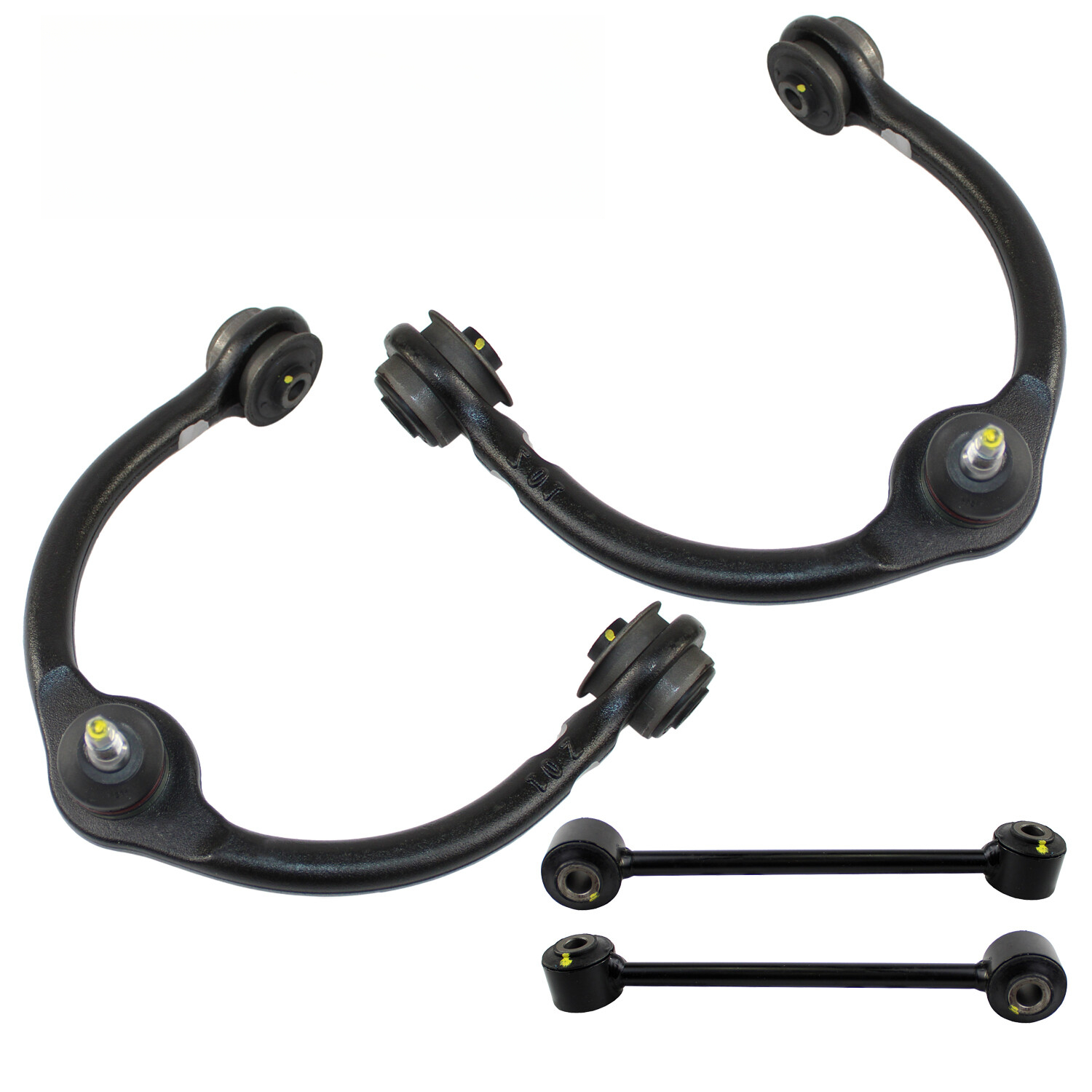 4pc Front Upper Control Arm & Stabilizer Sway Bar Kit For Jeep ...