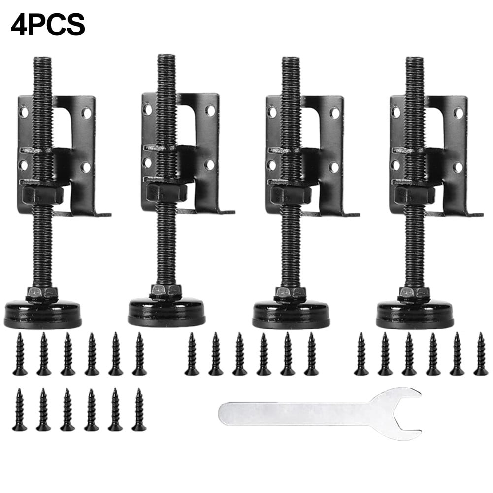 4pc Furniture Adjustable Levelling Feet Furniture Legs Height Adjusters ...