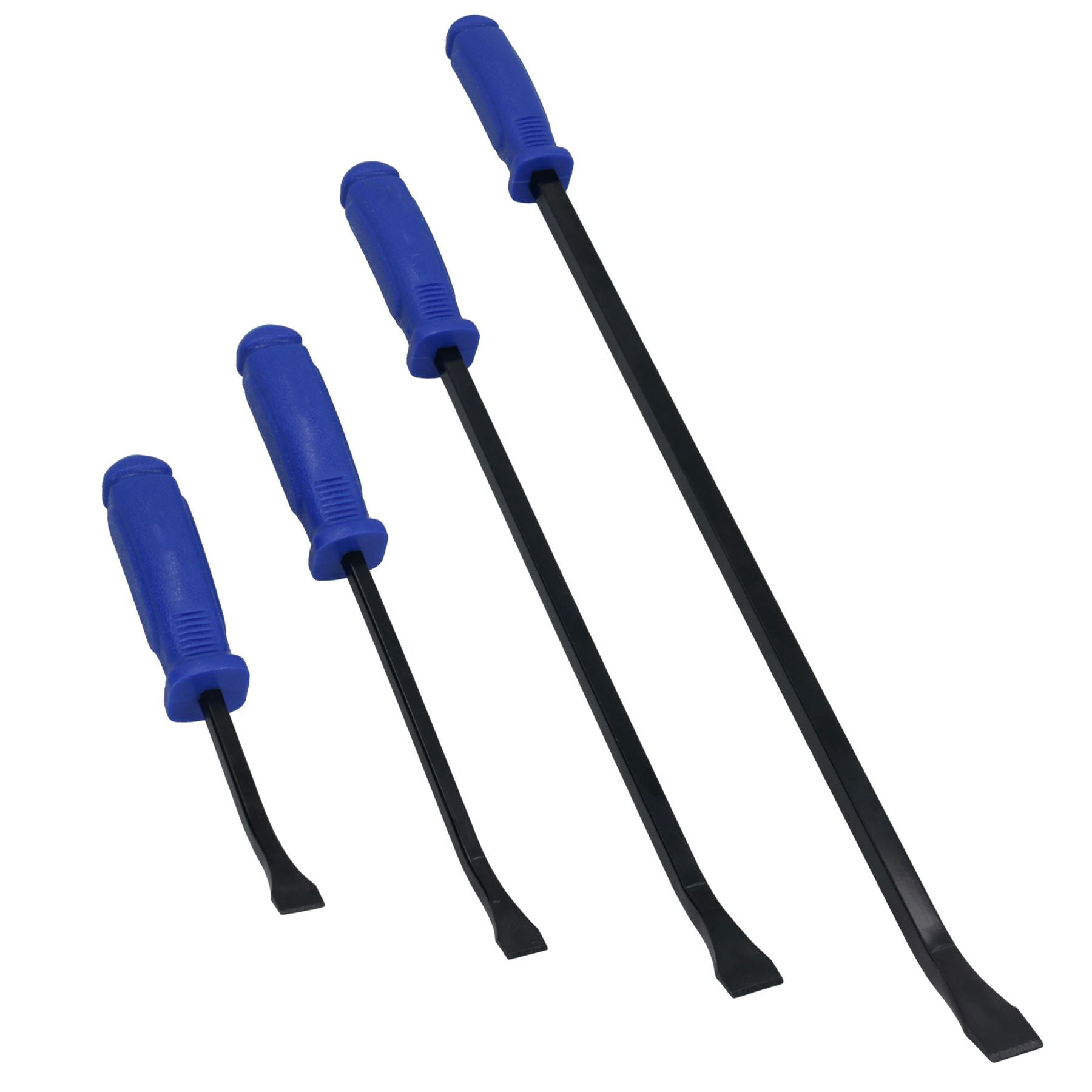 4pc Go-Thru Wrecking Pry Bar Set Lever Crow Bars 200mm - 600mm ...