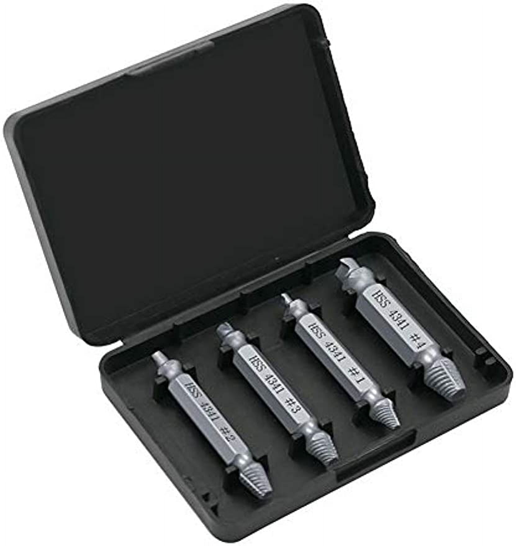 4pc HSS 4341 Double Ended Damaged Screw Extract Broken Breakage Heads ...