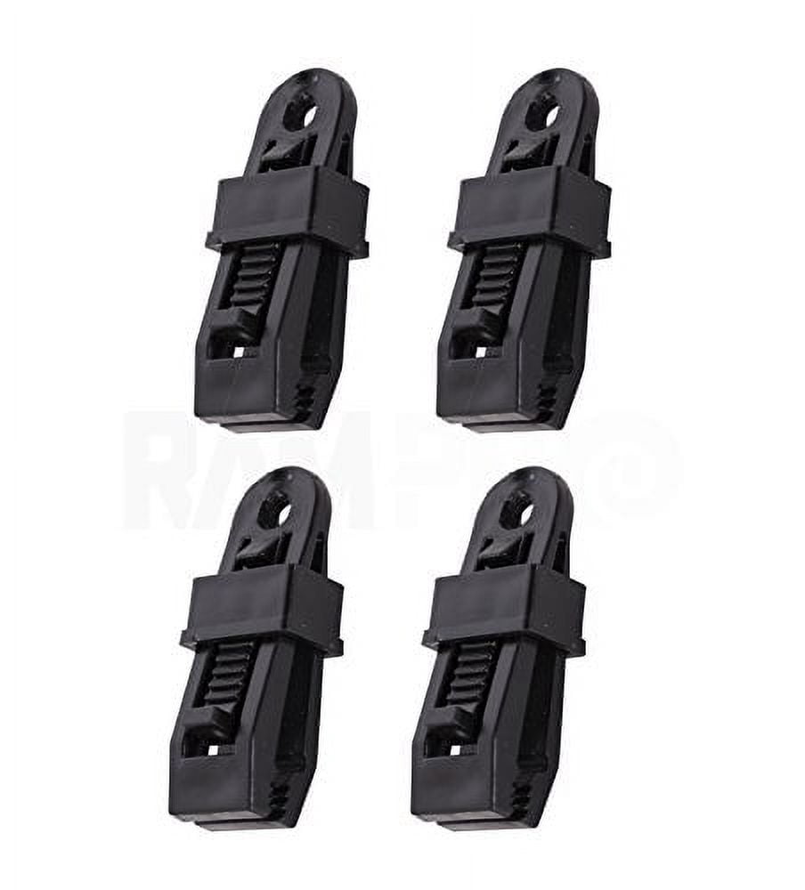 4pc Heavy Duty Clamp Set - 3Ã‚Â¼" Outdoor Camping Tarp Clip - Sliding ...