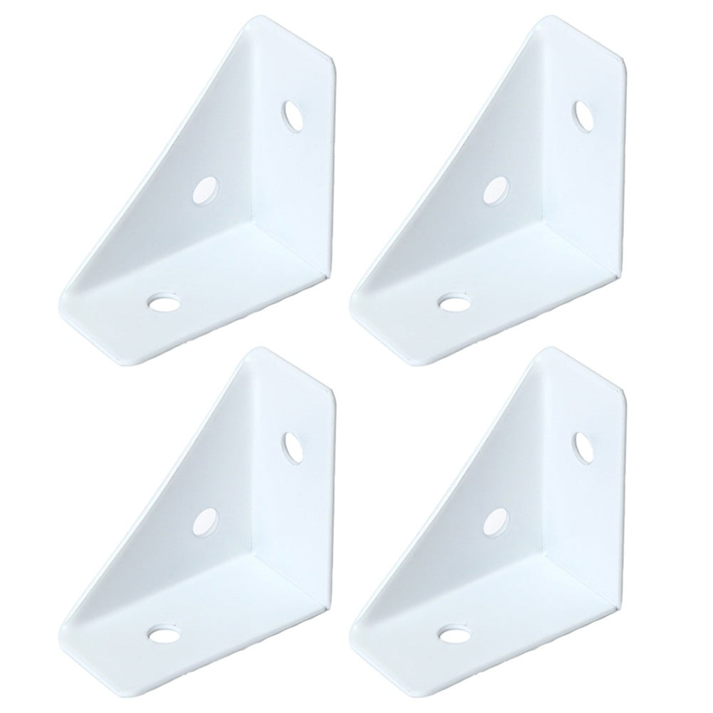 4pc Heavy Iron Angle Corner Brackets Protector Right Angle Corner Stand ...
