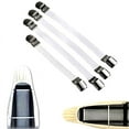4pc Ironing Board Cover Clip Fasteners Tight Fit Elastic Brace Ties ...