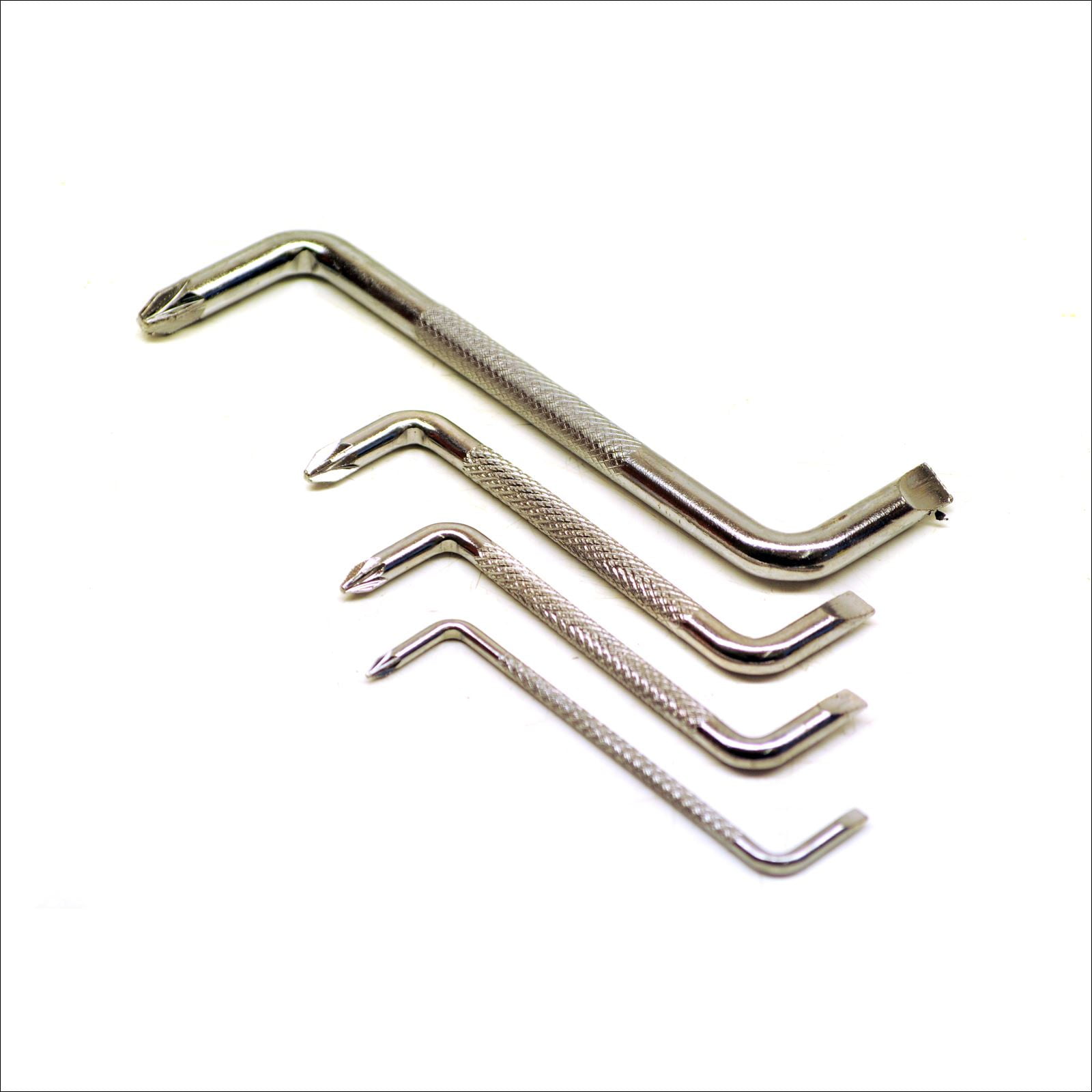 4pc Offset Angle Screwdriver Set Cranked Bent Handle TE266 - Walmart.com