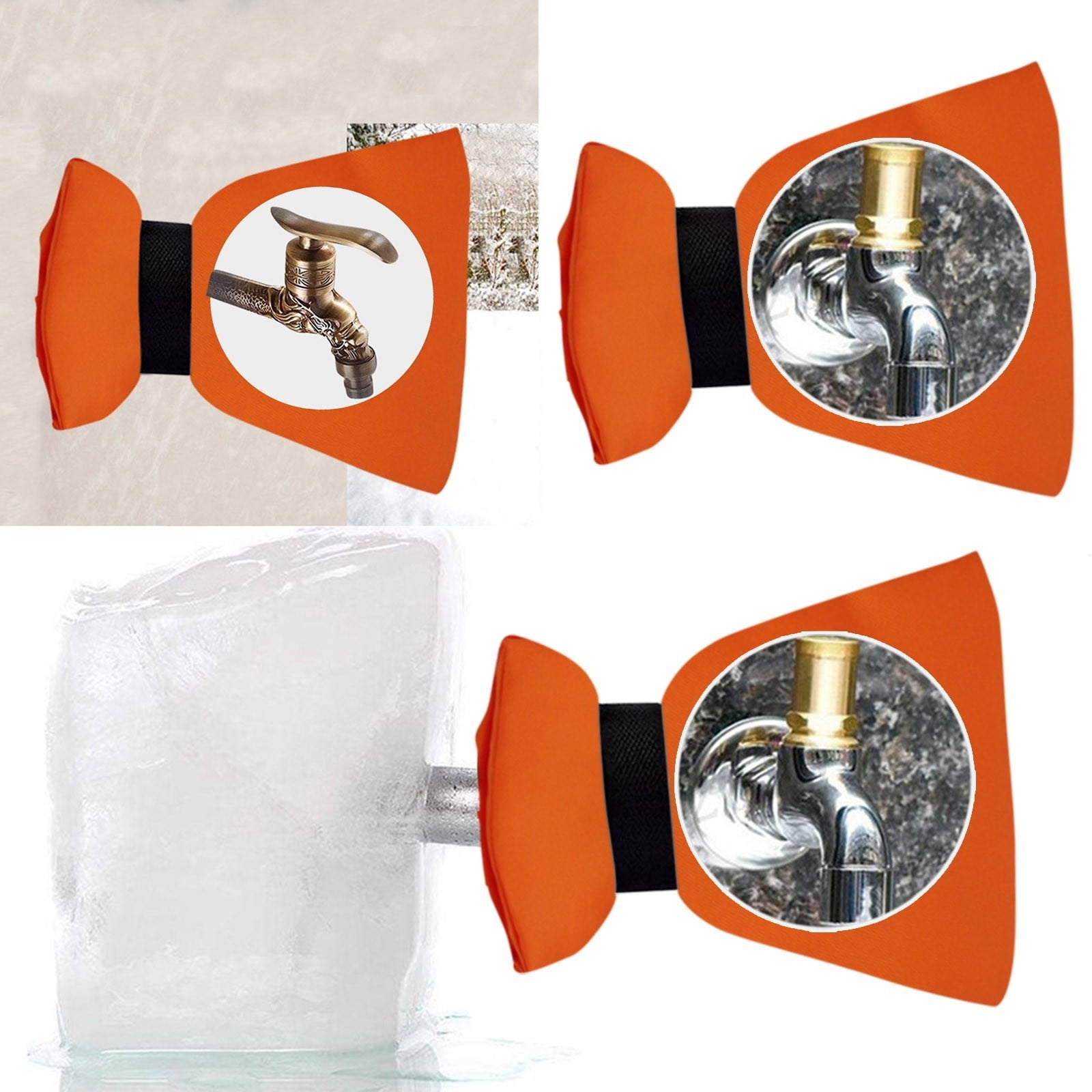 4pc Outdoor Faucet Cover for Winter Protection 5.5" W x 7.9" H ...