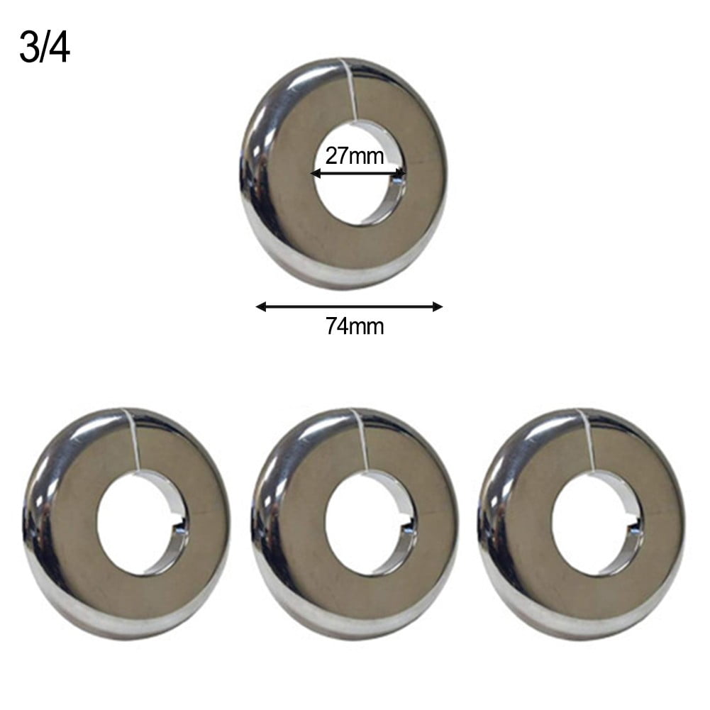 4pc Plastic Radiator Pipe Cover for 3/8” , 1/2” , 3/4”Holes - Easy ...