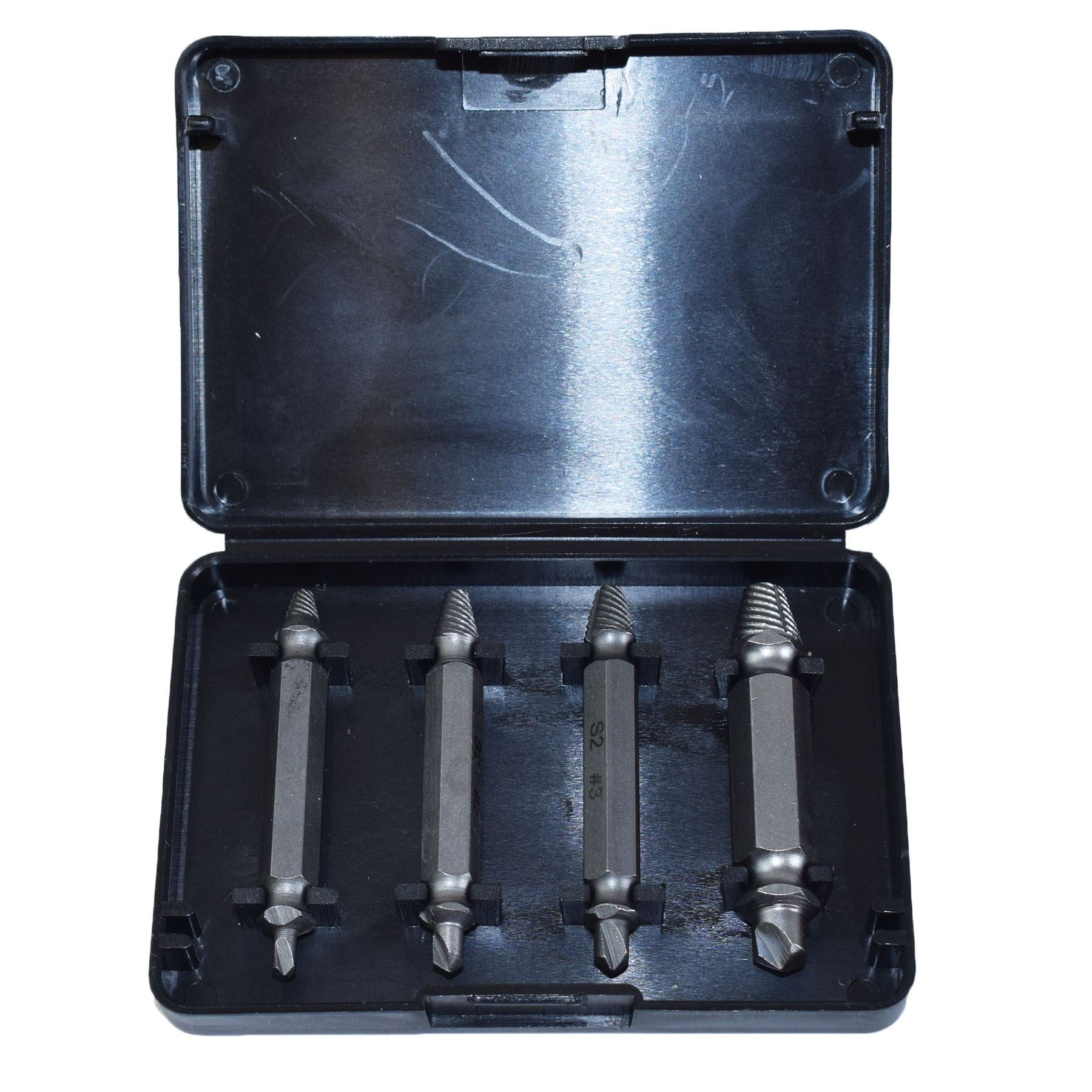 4pc Screw Extractor Grip Broken SpeedOut Stud Remover PH1 to PH4 ...