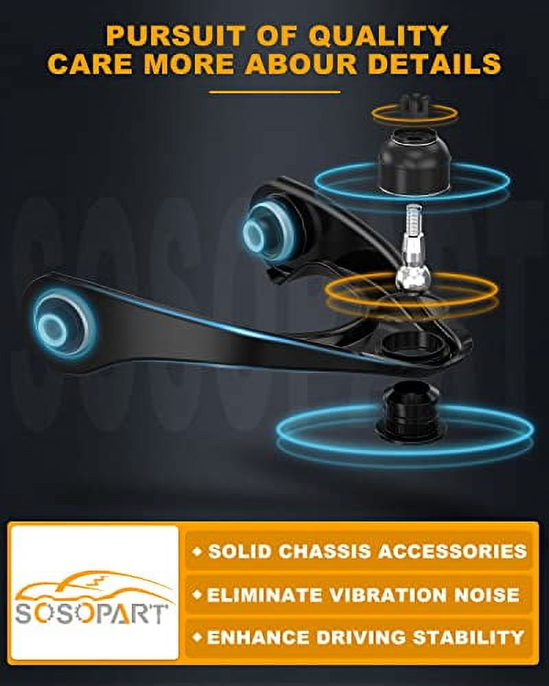 4pc Set Front Suspension Kit Lower Control Arm Lower Ball Joint ...