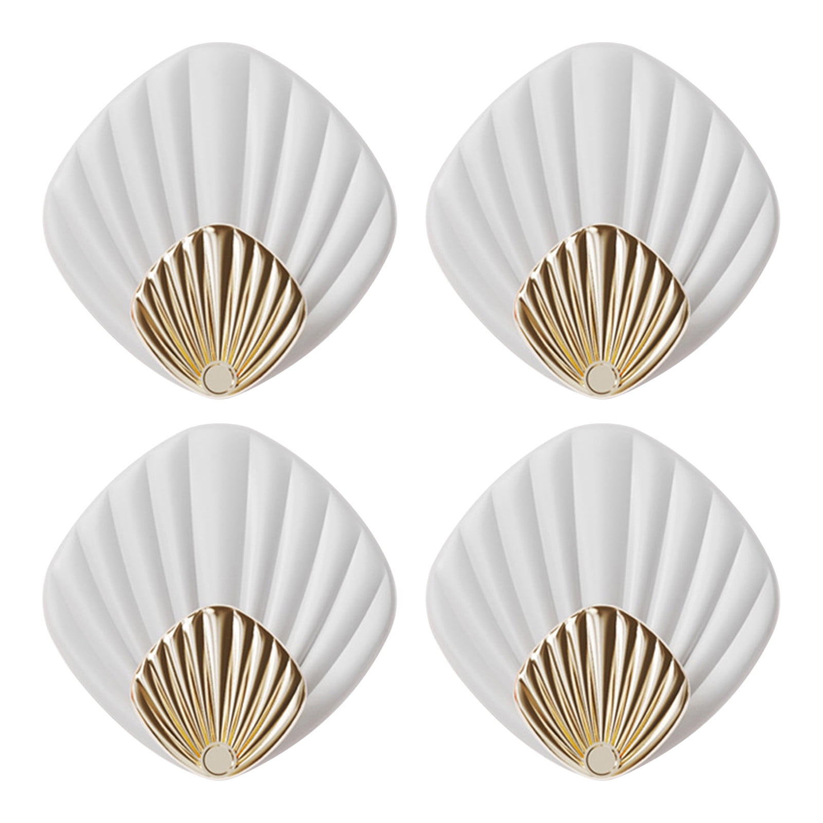 4pc / Set of Wall Hanging Bag Hook Paste Type Perforated Free Hat ...