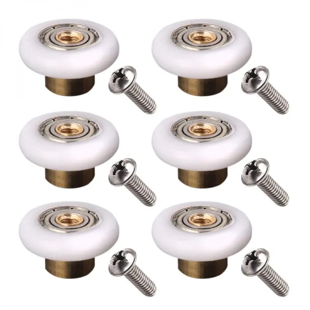 4pc Shower Door Rollers Wheel Set Bathroom Glass Door Replacement Part ...