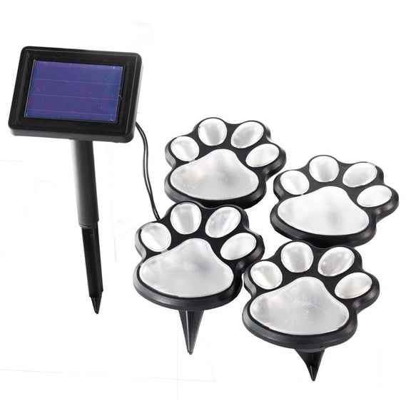 Paw Print Solar Lights