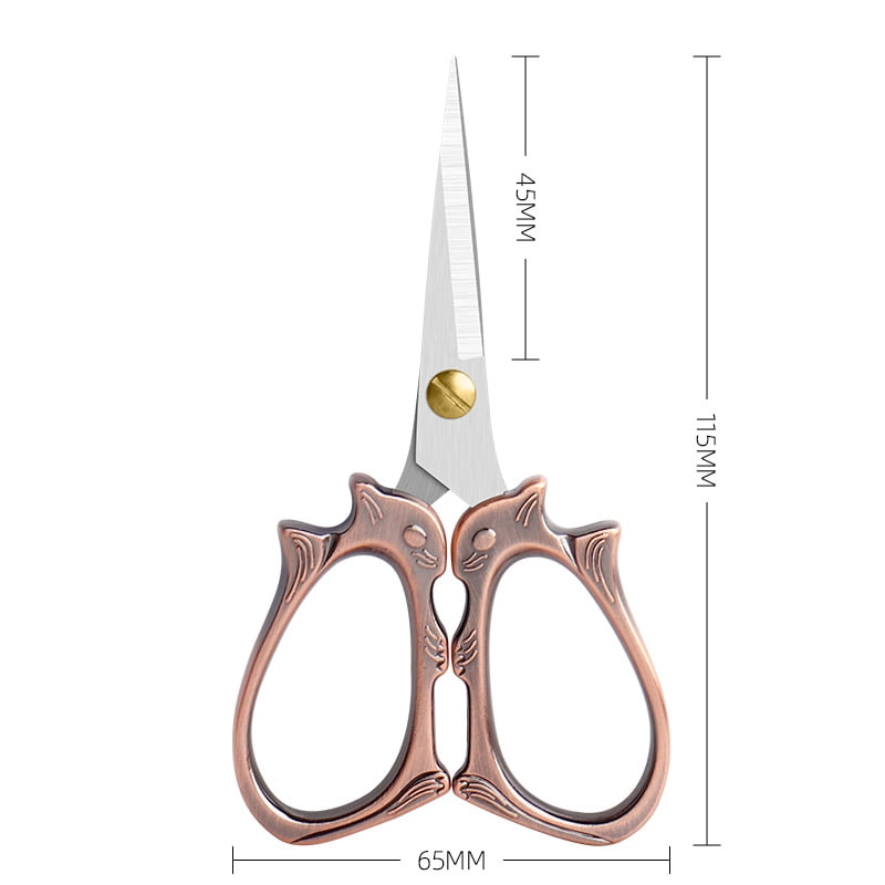 4pc Squirrel Shape Stainless Steel Scissors Embroidery Scissors Sewing ...