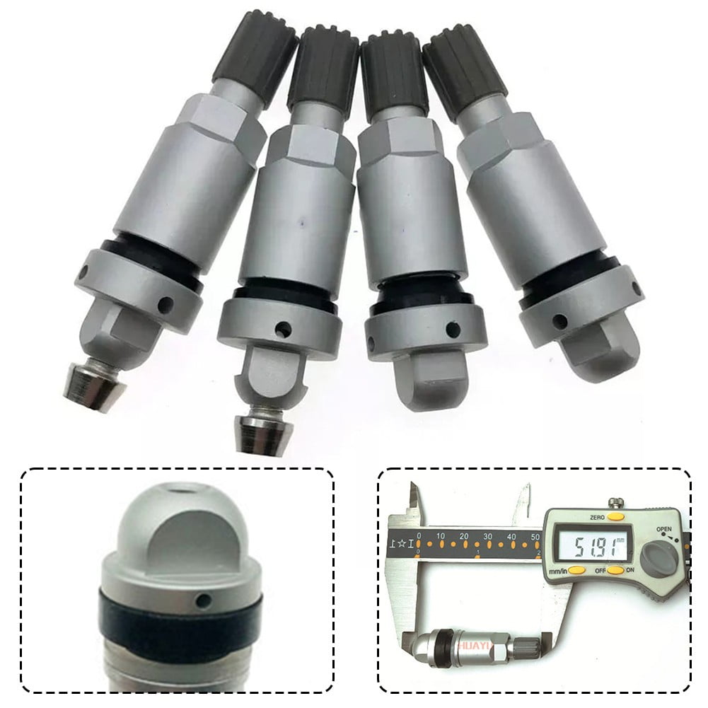 4pc TPMS aluminum Valve Stem Service Kit Replacemen for Tire Valves for ...