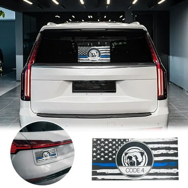 Czzoypi Thin Blue Line Sticker Code 4,Thin Blue Line Flag Car Decal ...
