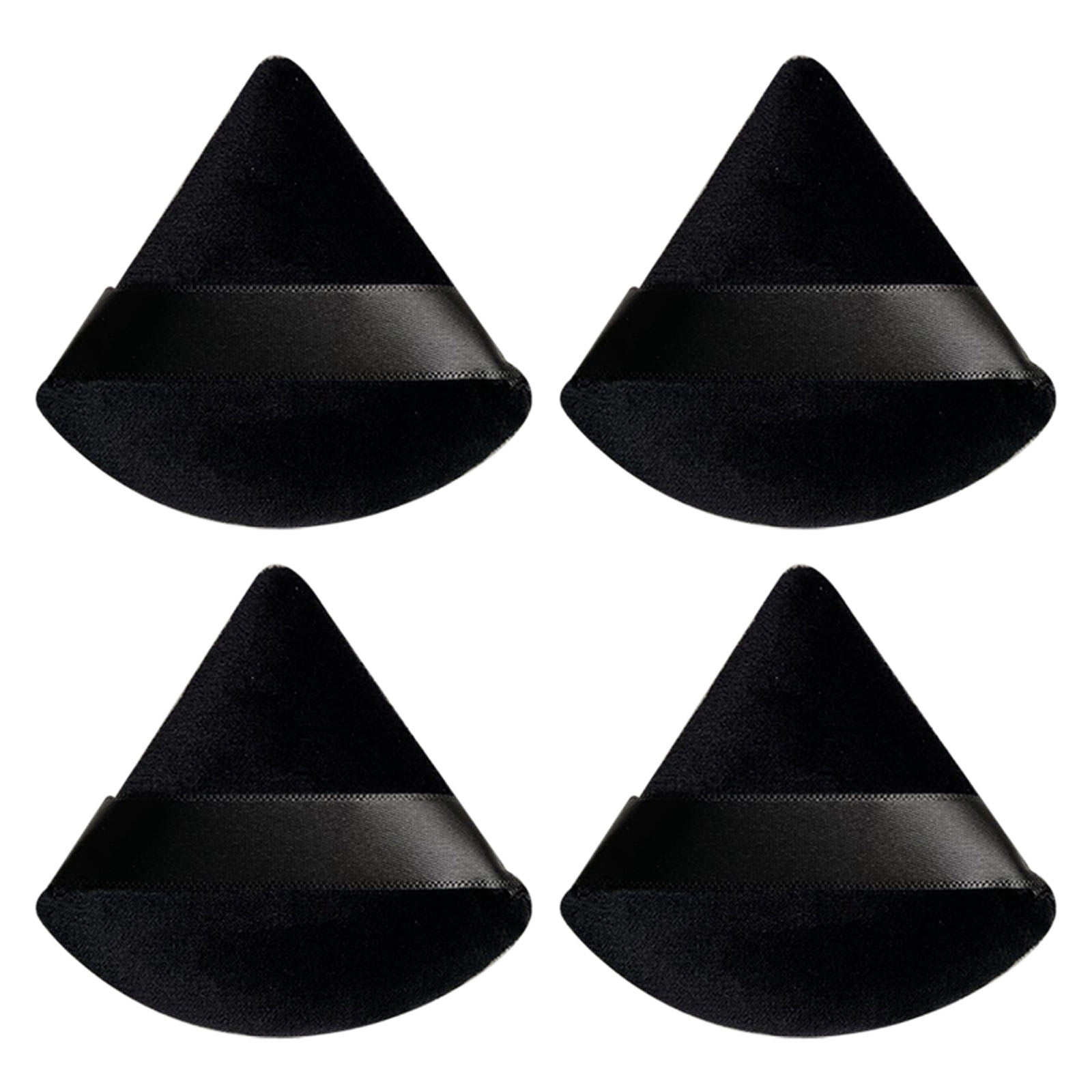4pc Triangle Powder Puff Soft Powder Puffs for Face Powder Velour ...