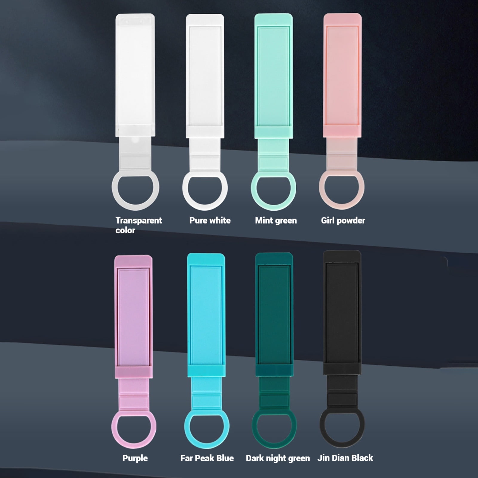 4pc Wristband Phone Holder with Push-Pull Buckle Slim Grip Adhesive ...