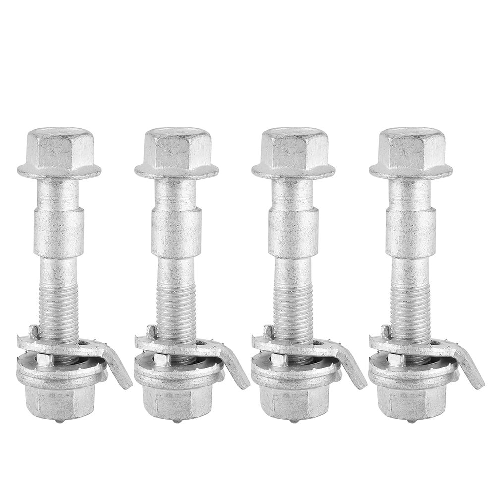 4pcs 0.63in Adjustable Camber Bolts 4 Wheel Positioning Alignment Tire ...