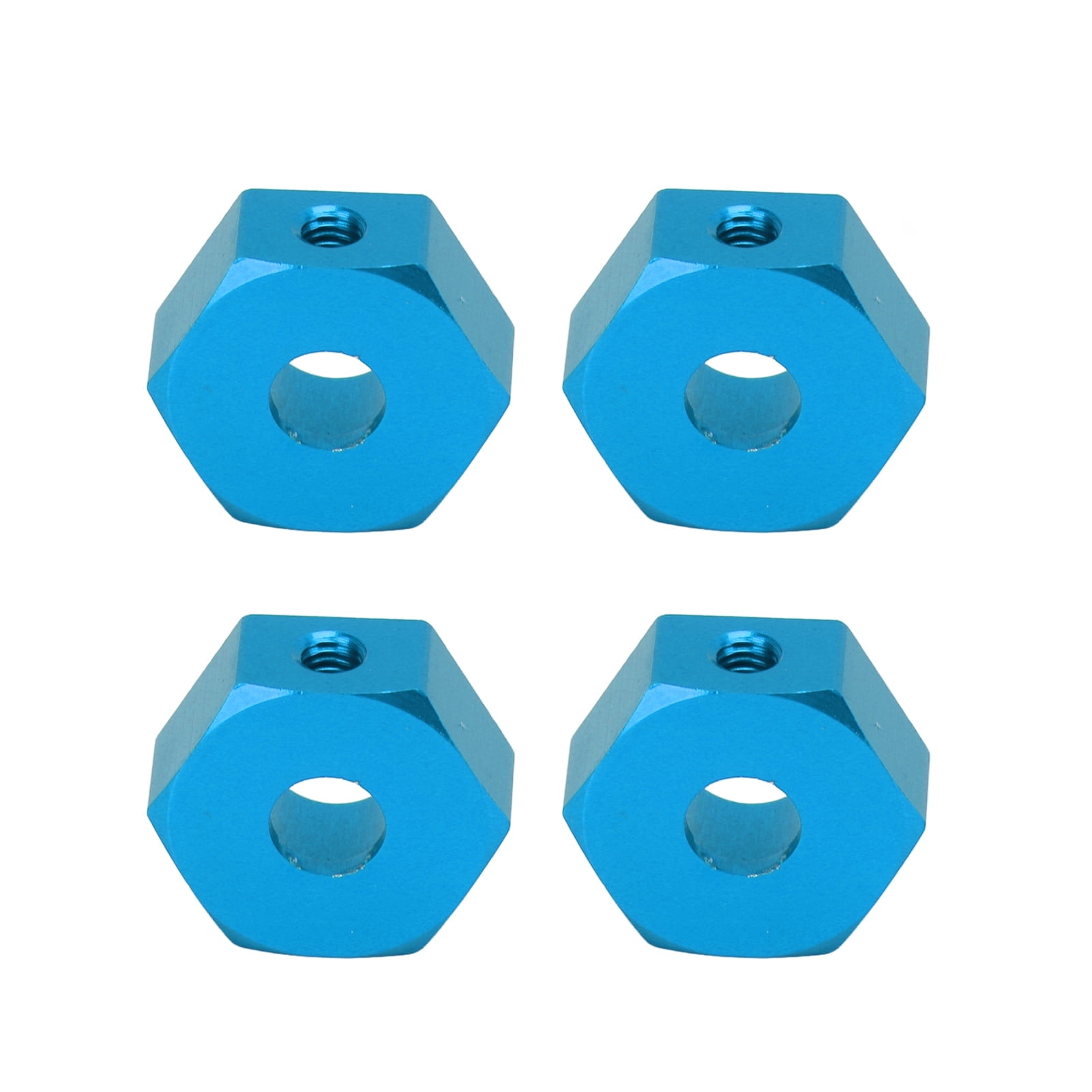 4pcs 1/10 RC Wheel Hex Hubs Nut, 14mm Aluminum Wheel Hex Drive Hub for ...