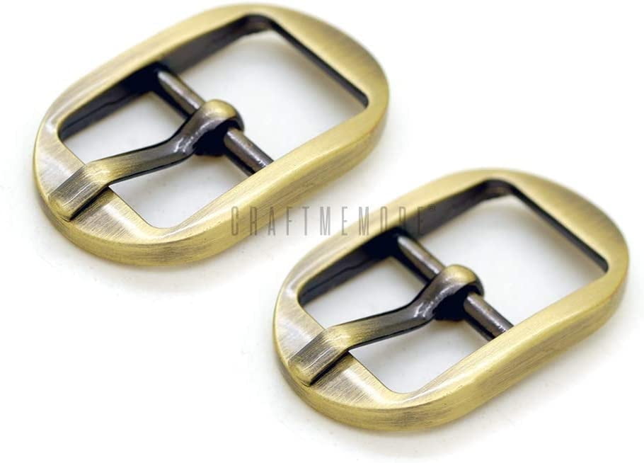 4pcs 1/2", 5/8" Belt Buckle Single Prong Oval Center Bar Buckles for ...