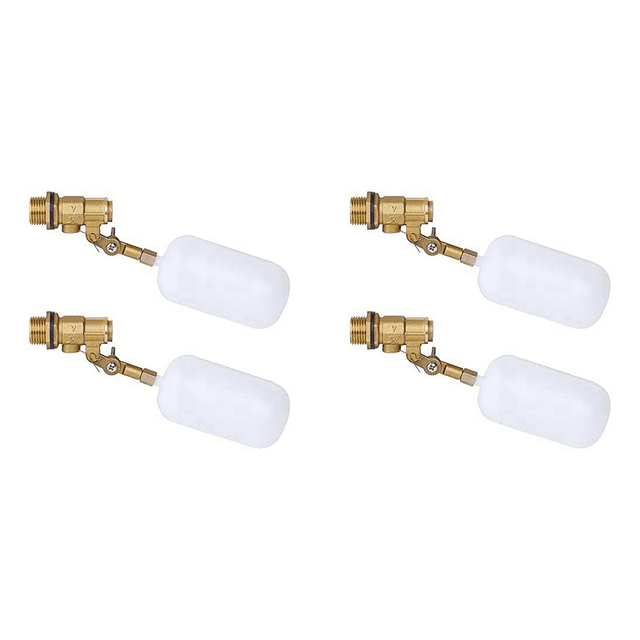 4pcs 1/2 Inch Float Valve, Water Float Valve for Pond Float Valve ...