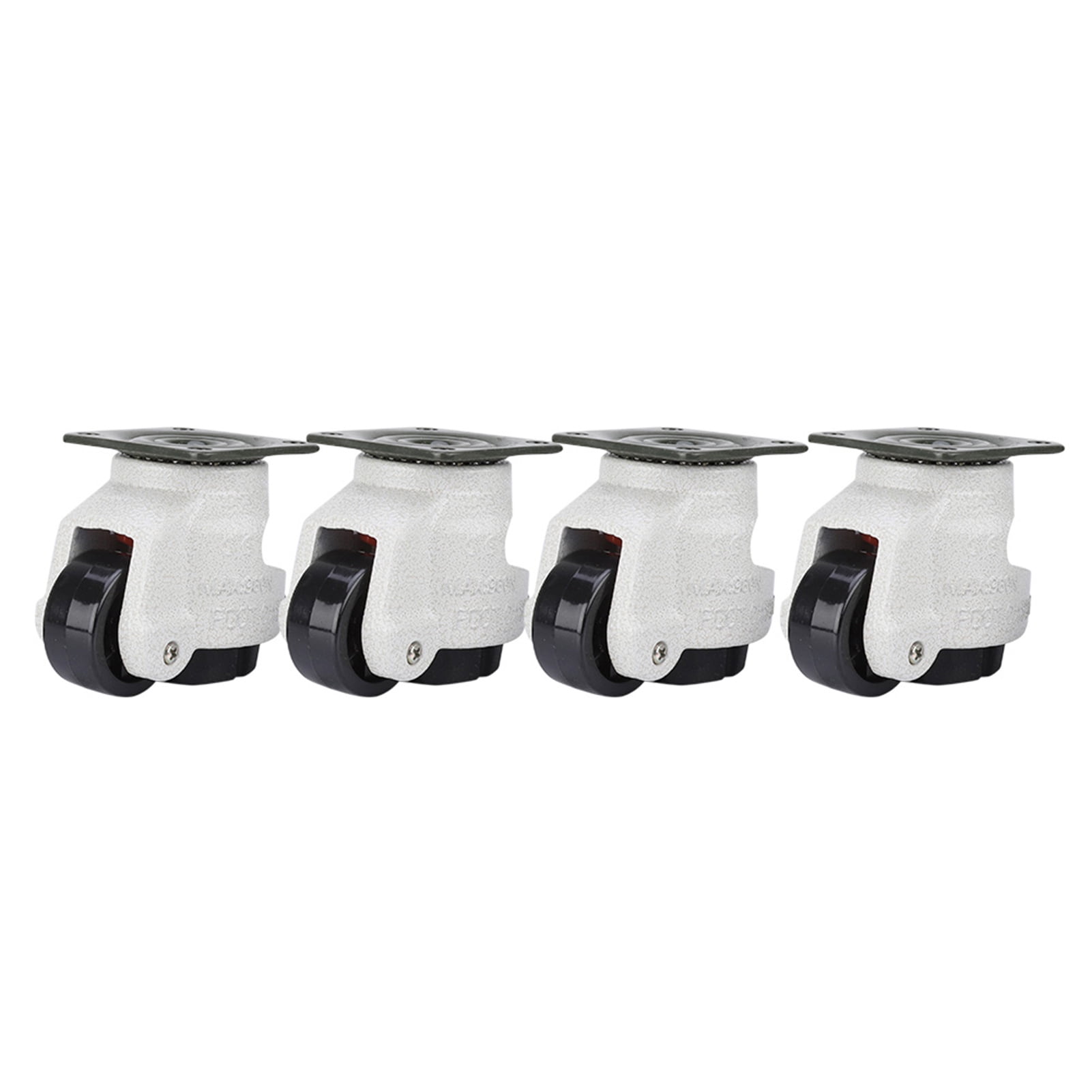 4pcs 1.5" Retractable Leveling Caster Industrial Machine Swivel Caster ...