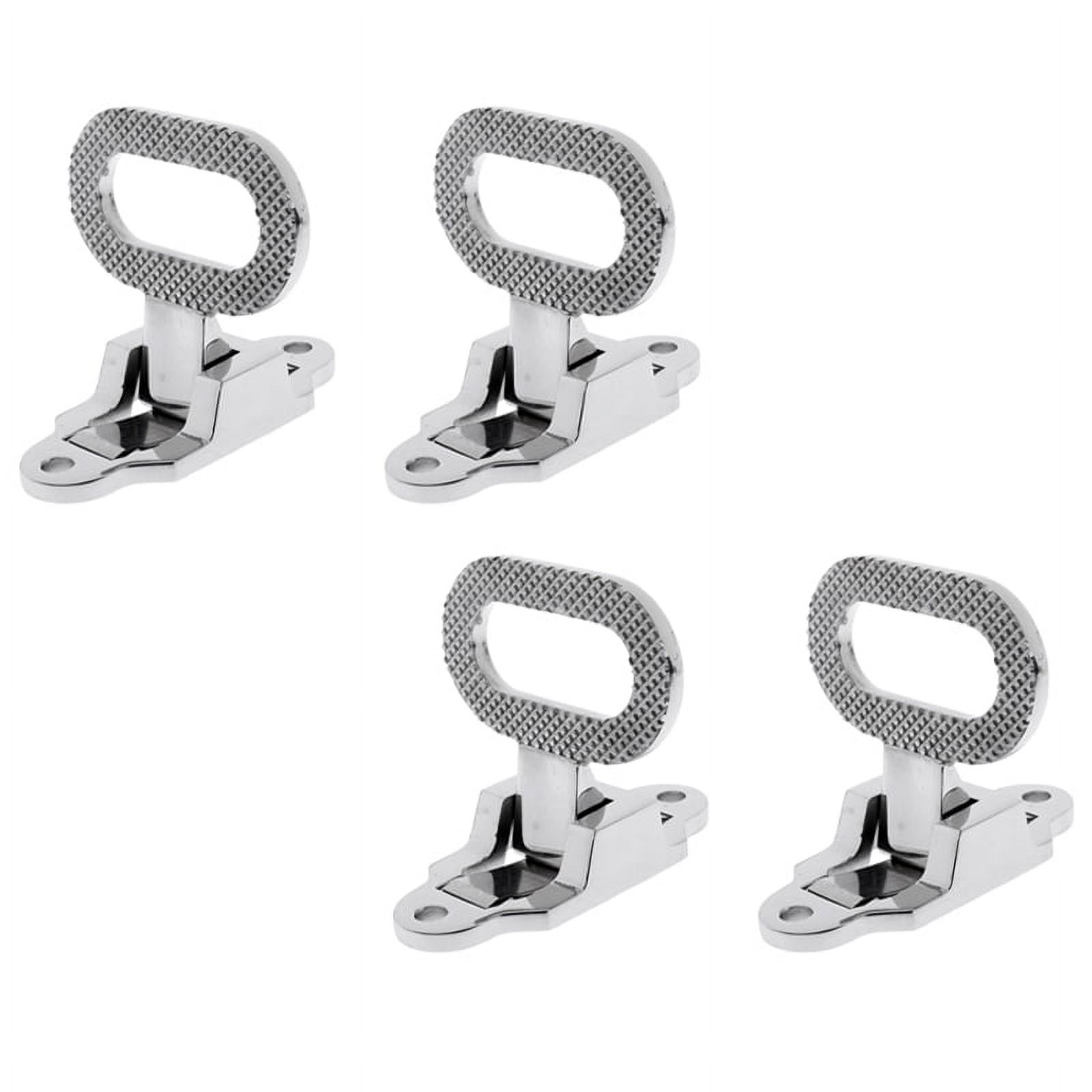 4pcs 108X81mm Diamond Non- 316 Stainless Steel Folding Mast Step Marine ...