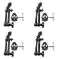 4pcs 11 Inch Friction Articulating Magic Arm + Super Clamp Crab Plier ...