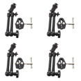 4pcs 11 Inch Friction Articulating Magic Arm Super Clamp Crab Plier