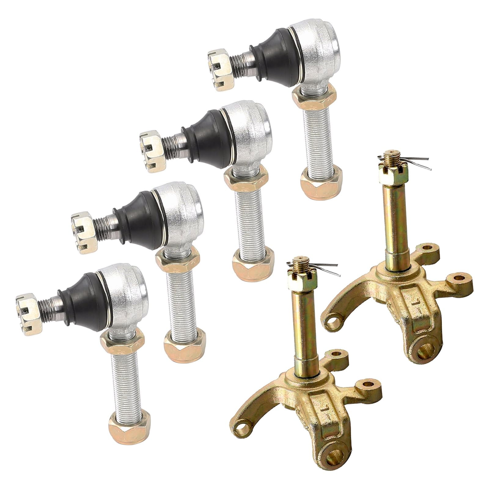 4pcs 12mm 16mm Tie Rod End Ball Joint with Pair of 17mm Steering ...