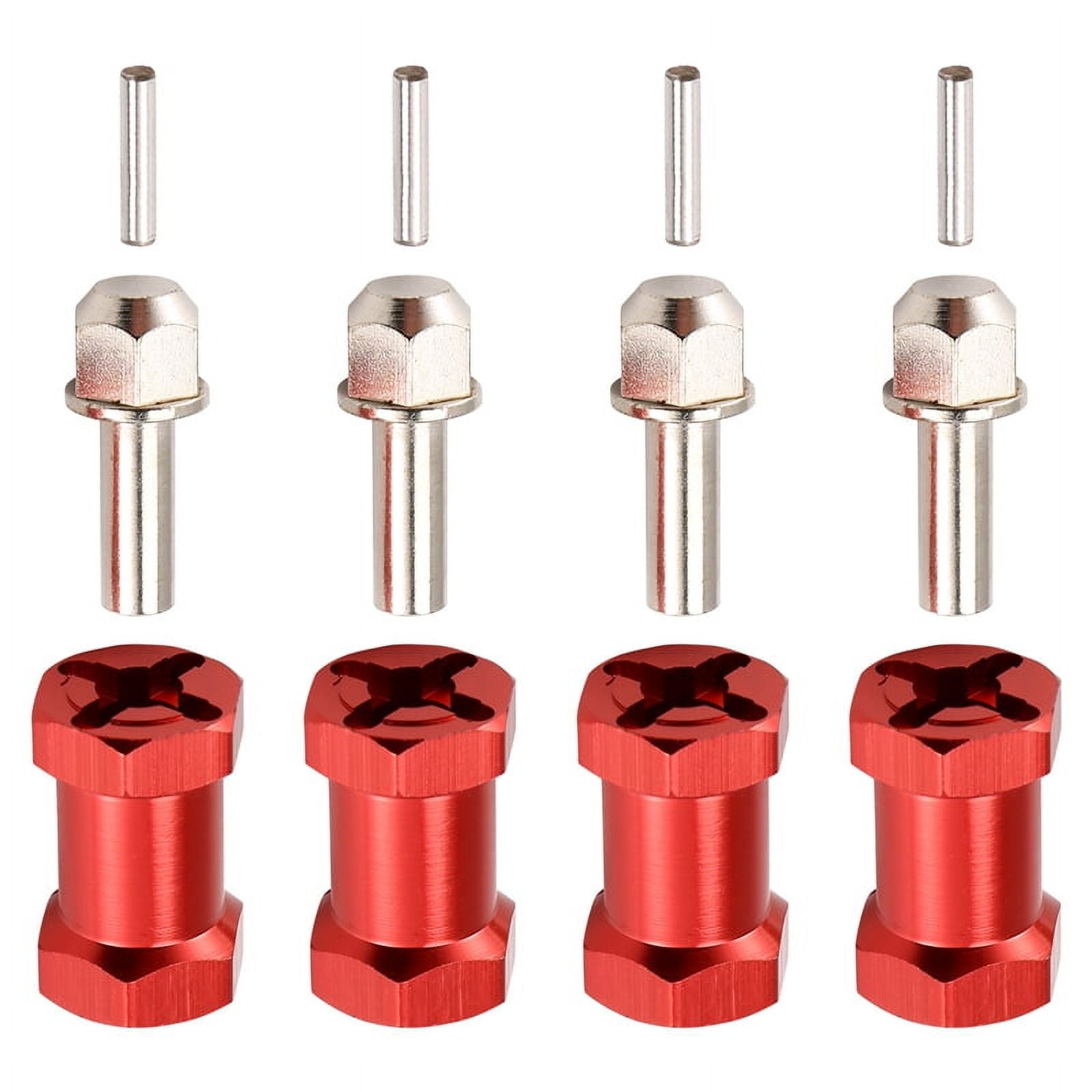 4pcs 12mm Hex Wheel Hub Drive Adaptor 20mm Extension Combiner Coupler for 1/10 RC Car Crawler ...