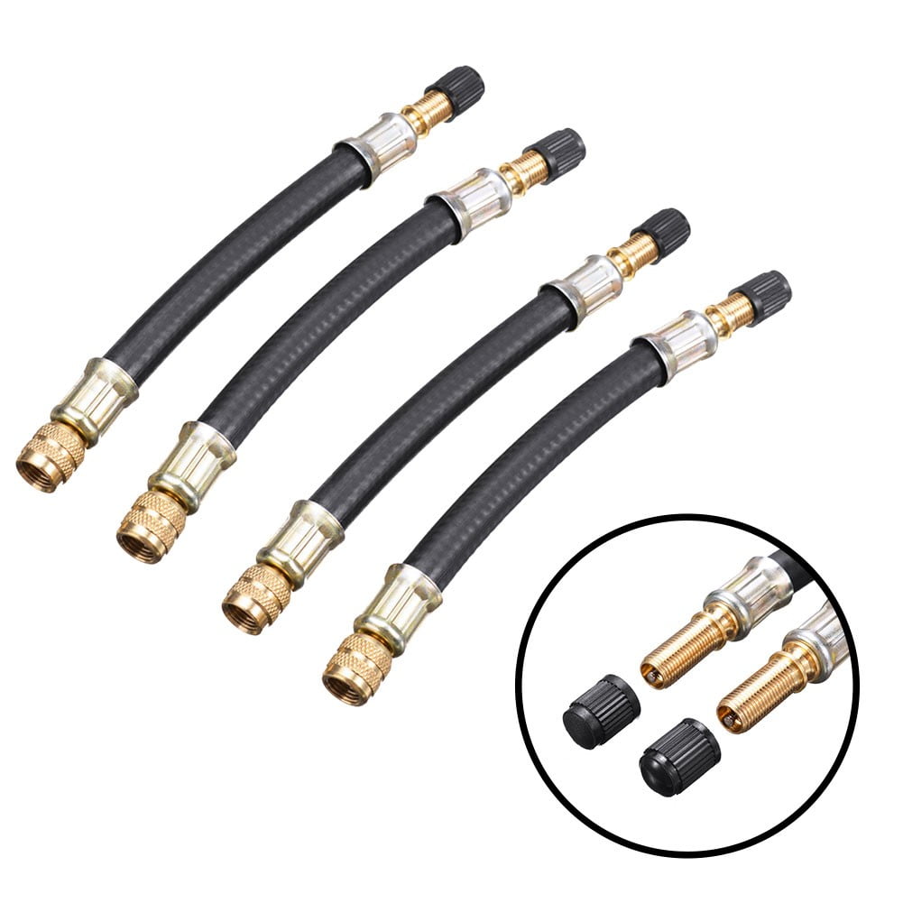 4pcs 150mm Dual Tire Valve Extension Adapter Stem for Truck RV Trailer ...