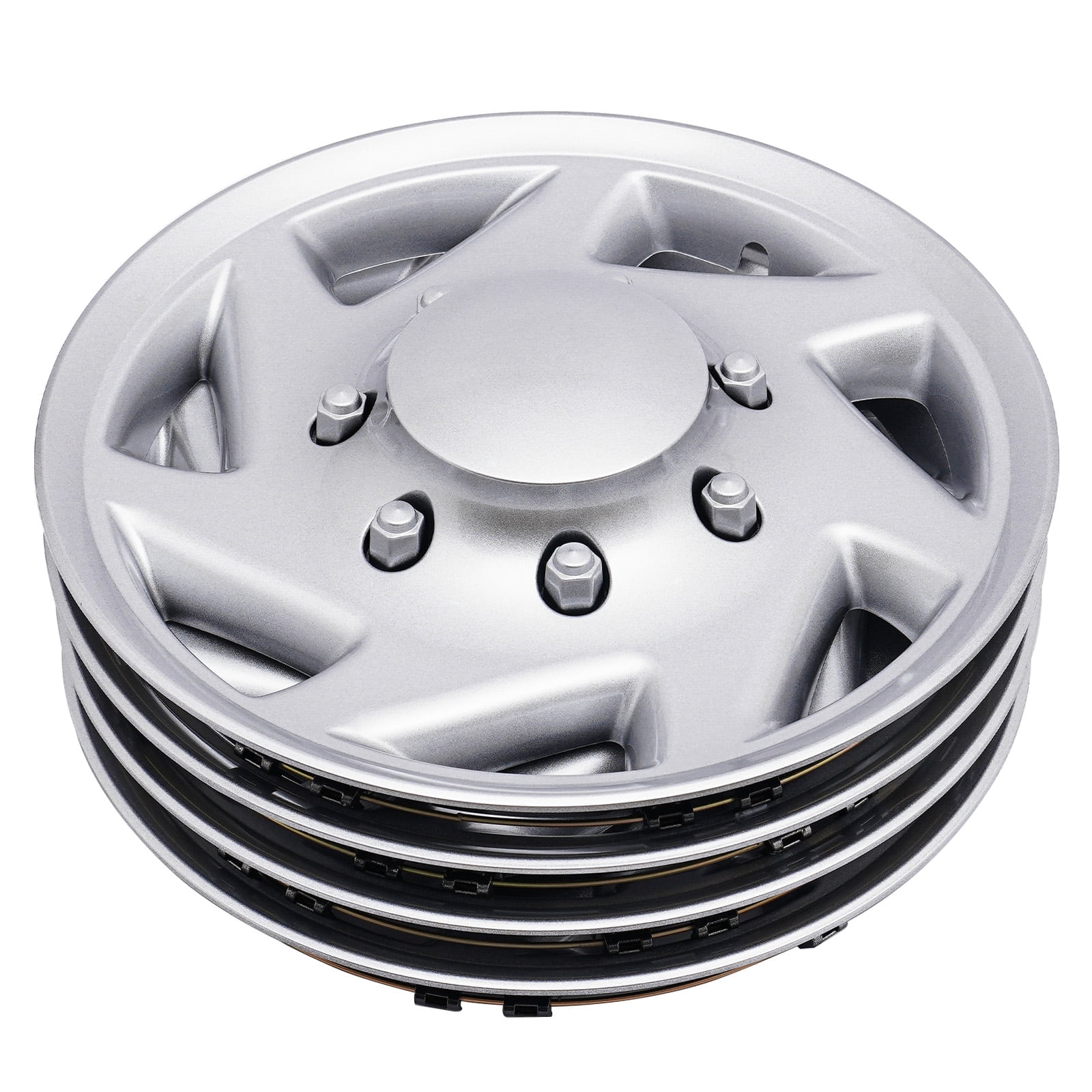 4pcs 16 inches Hubcaps Set for 99-18 Ford Econoline Van E250 E350 E450 ...