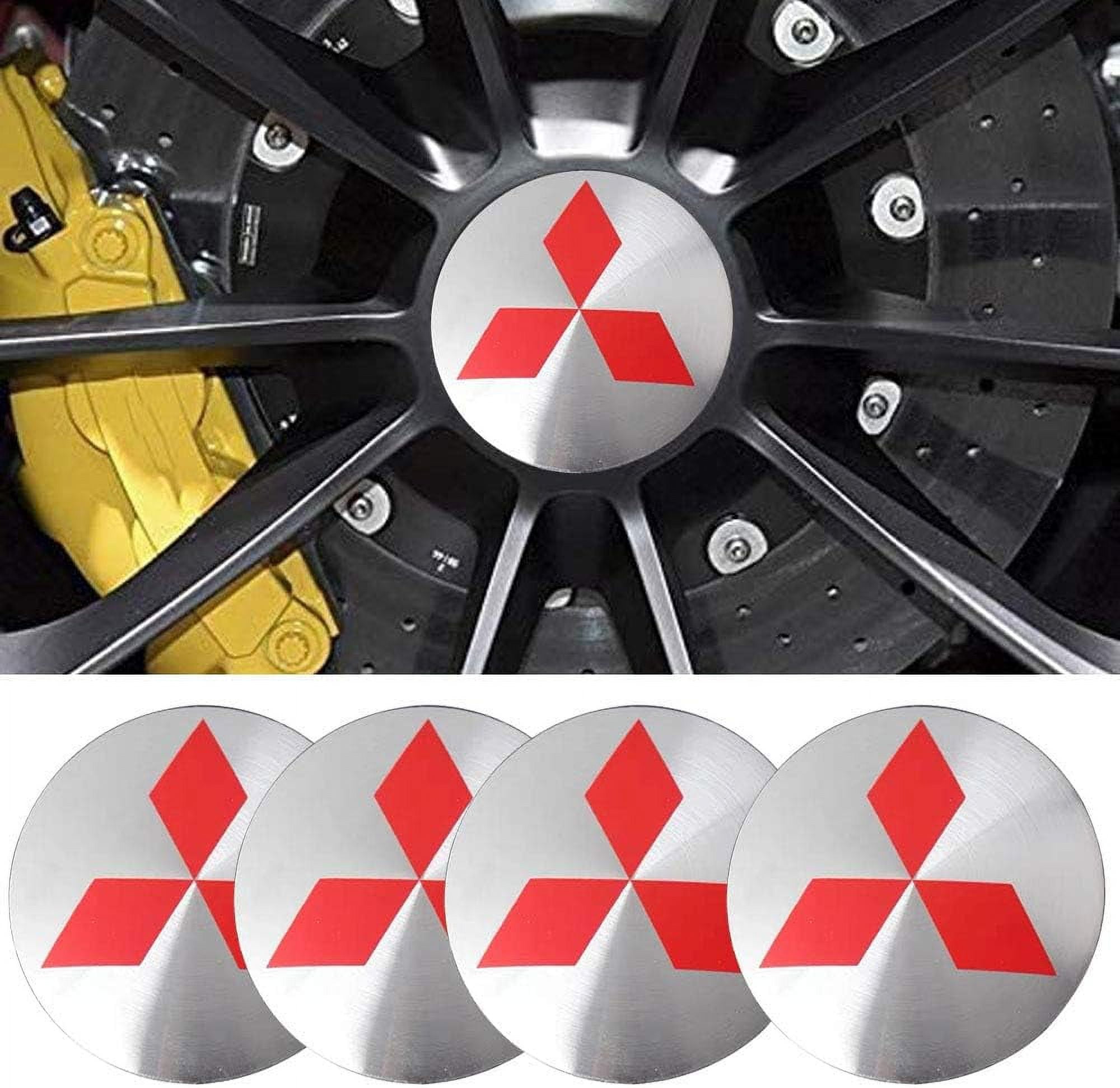 4pcs 2.22inch Car Logo ABS Material Wheel Center Cap Sticker Wheel ...