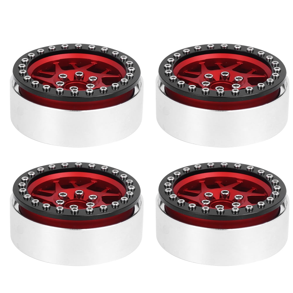 4pcs 2.2inch Aluminium Alloy Wheel Hub Upgrade Parts Fit for SCX10 TRX4 ...