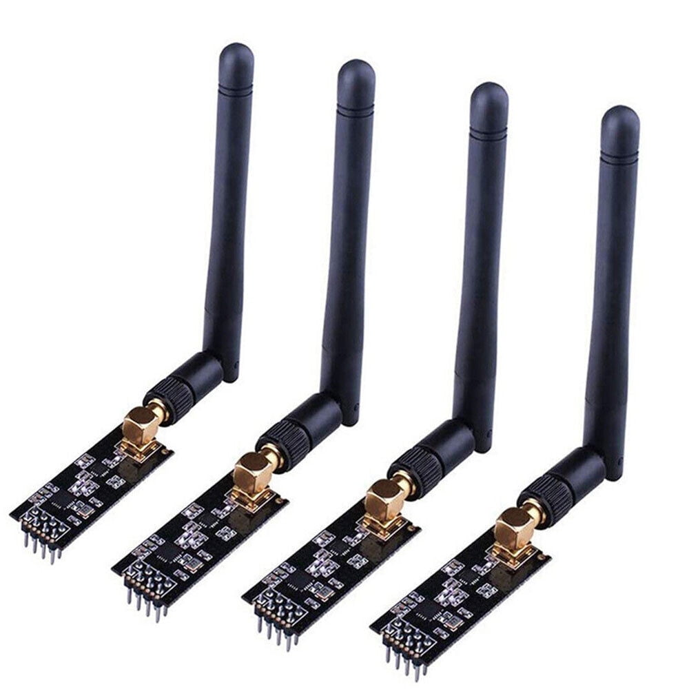 4pcs 2.4ghz NRF24L01+ PA LNA SMA Antenna wireless transceiver Arduino ...