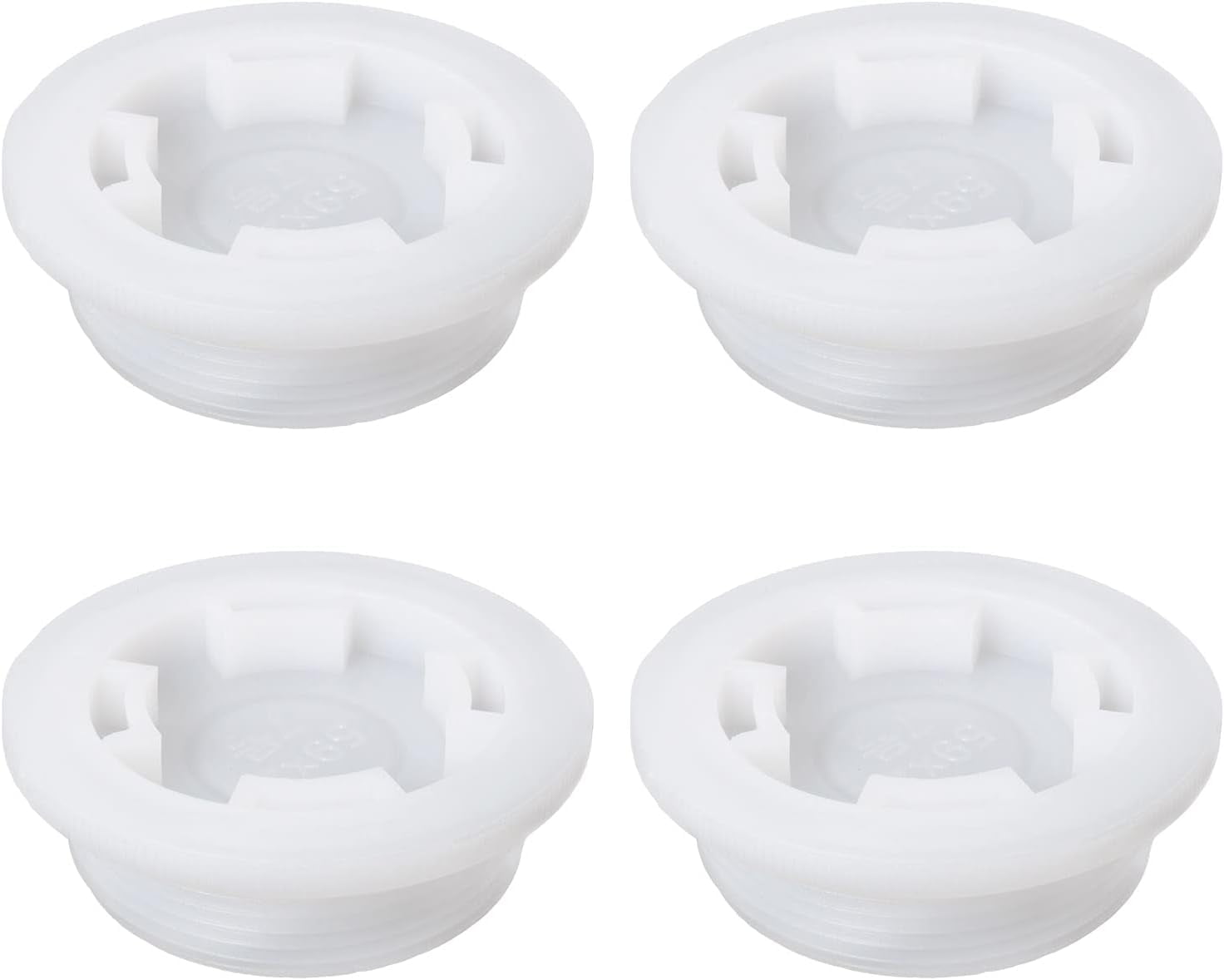 4pcs 2" Bung Cap Fine Thread Poly Buttress Drum Bung for 55 Gallon ...