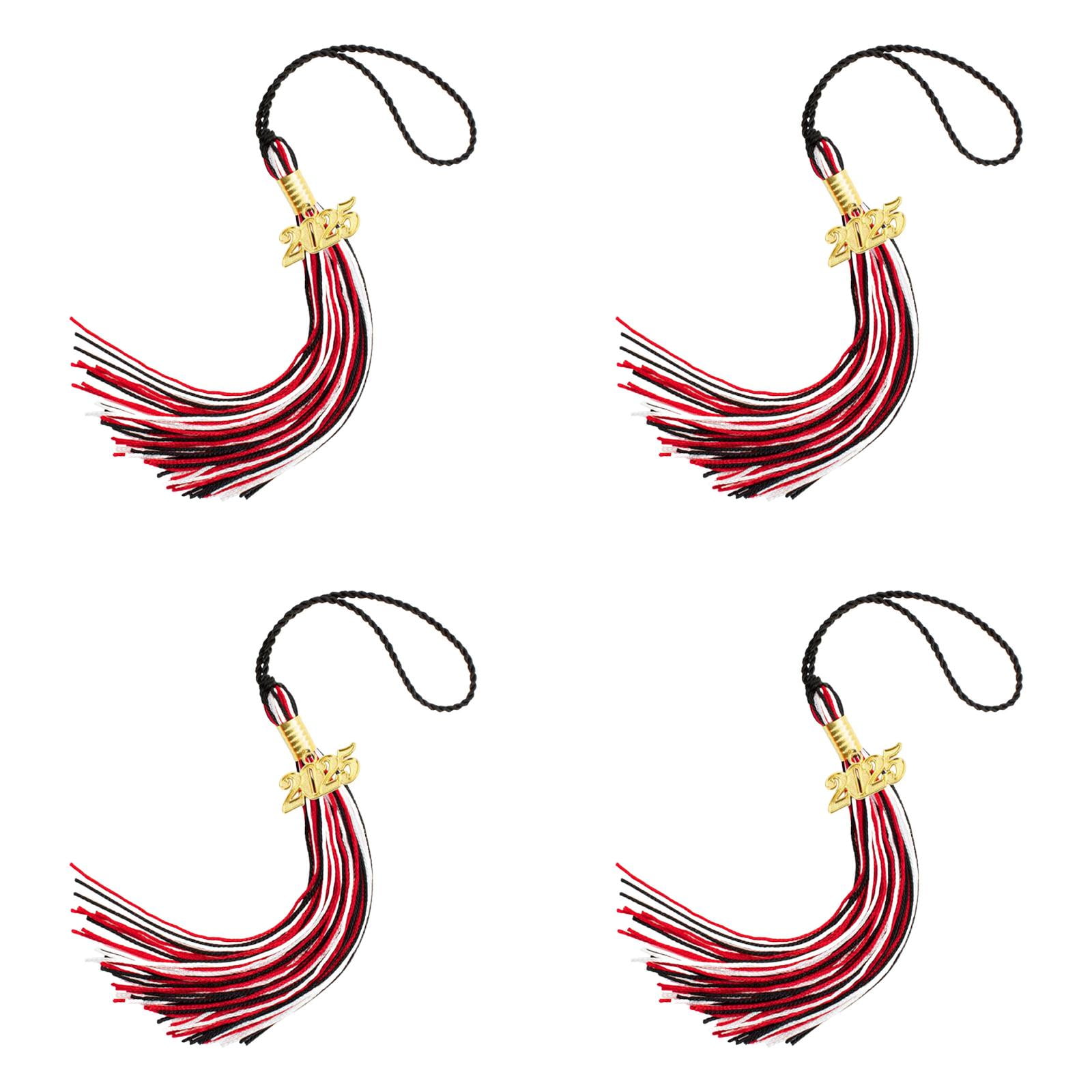 4pcs 2025 Graduation Tassel Academic Graduation Cap Tassels Multi-Color ...