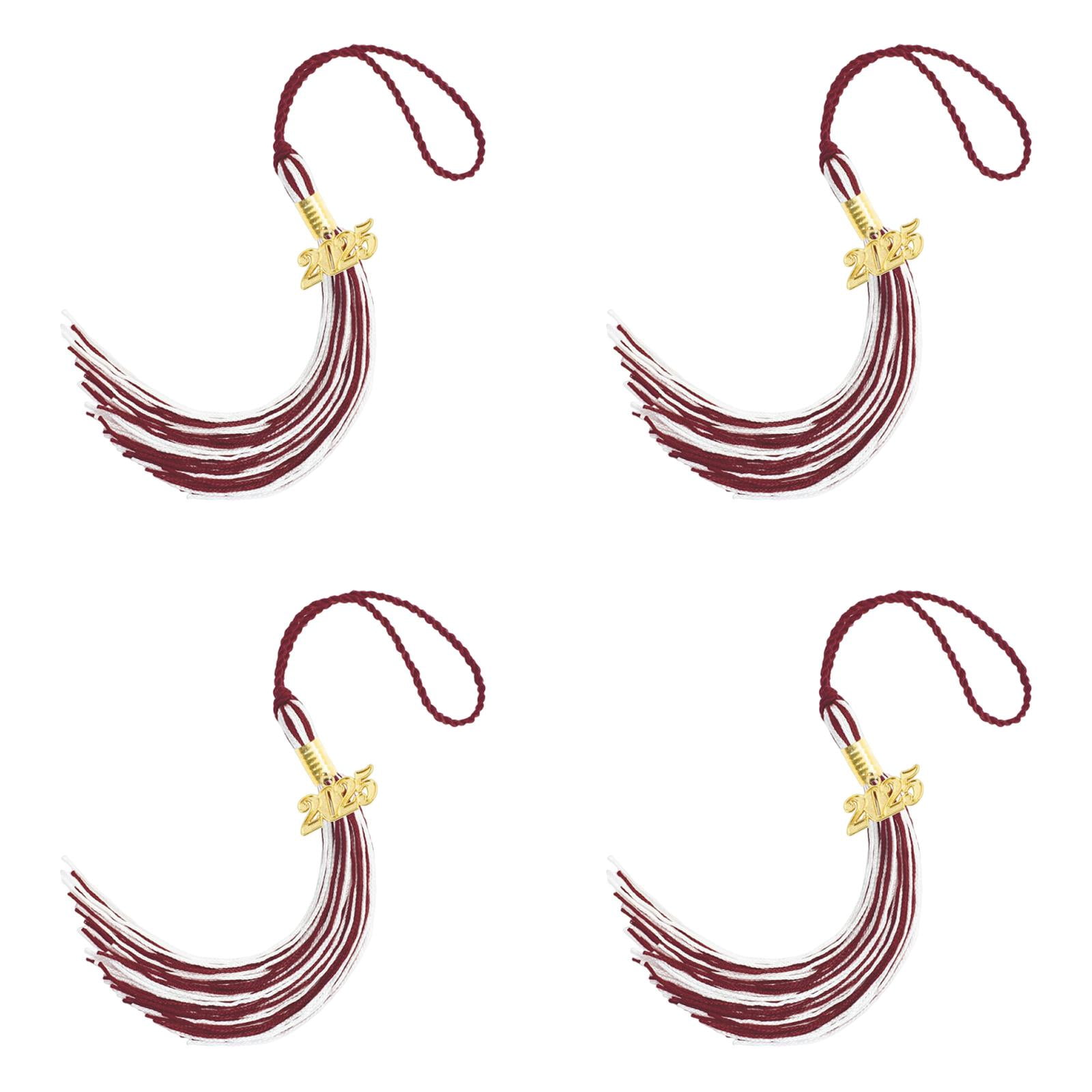 4pcs 2025 Graduation Tassel Academic Graduation Cap Tassels Multi-Color ...