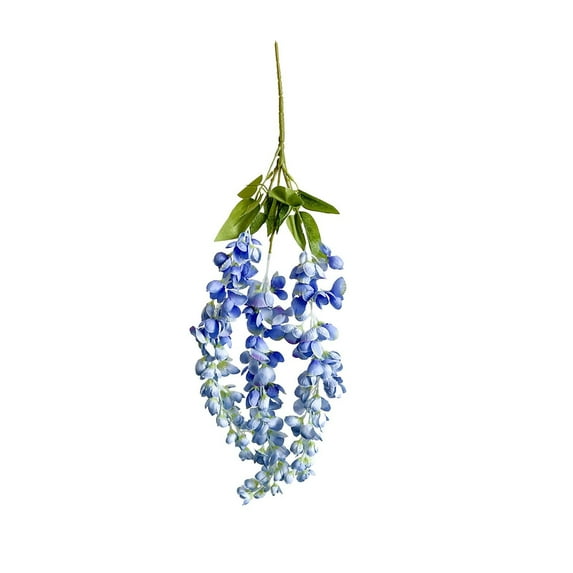 4pcs 21.65-inch Artificial Fake Wisteria Hanging Flower Garland Silk ...